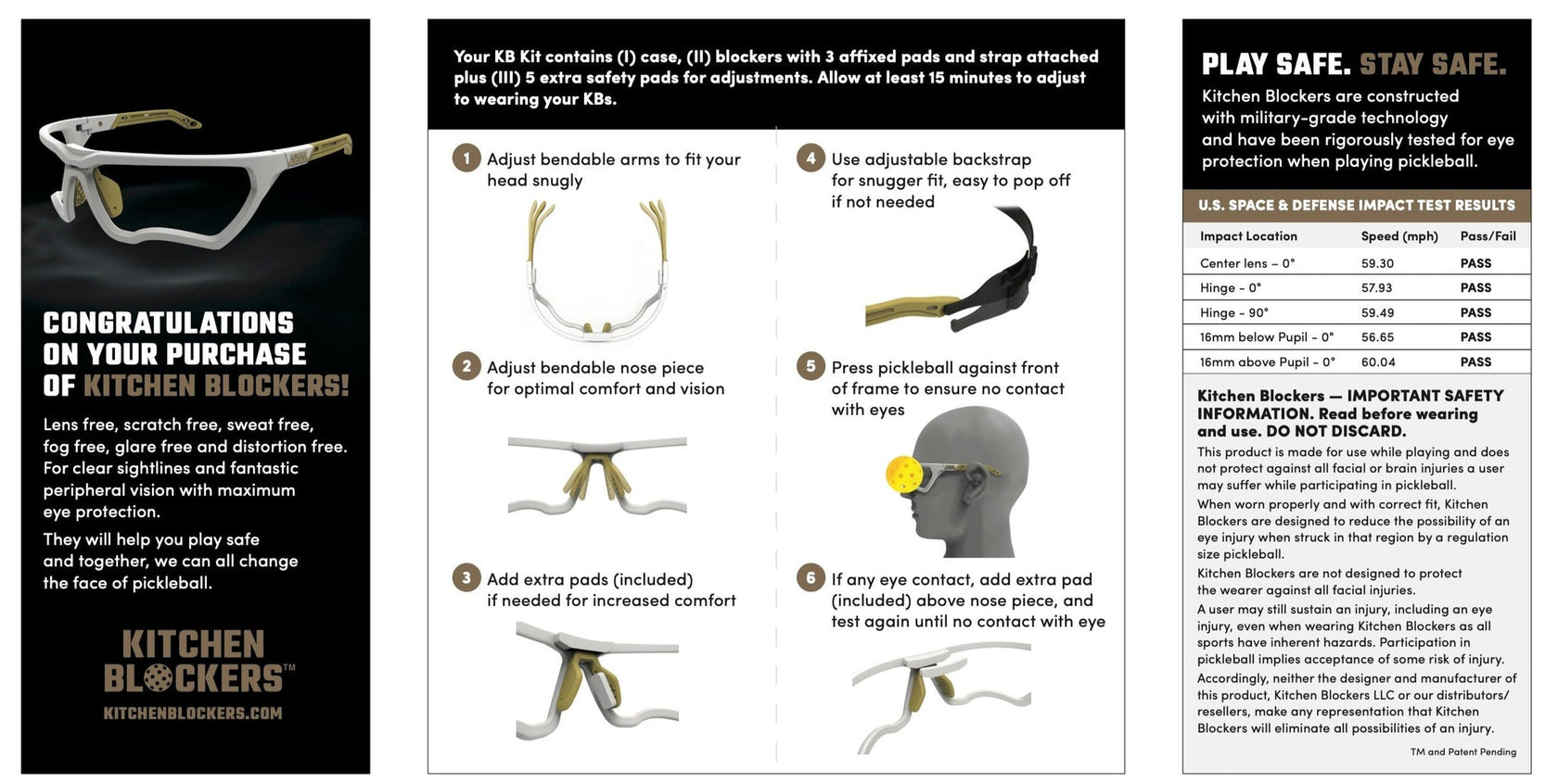 Kitchen Blockers – SB Pickleball Shop